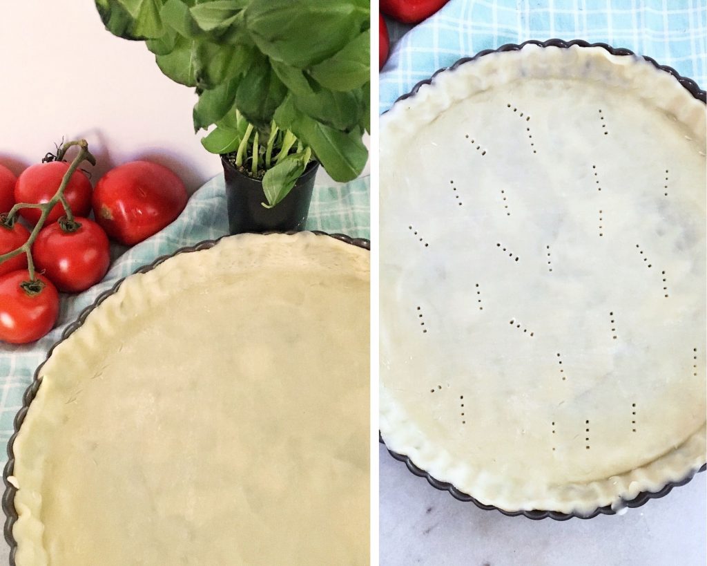 Fresh Tomato Basil Tart - In Fine Taste