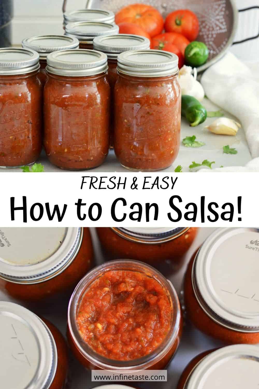 How to Can Salsa - In Fine Taste